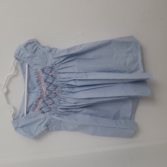 Remember Nguyen | Shirts & Tops | Remember Nguyen 4t Smocked Seersucker ...